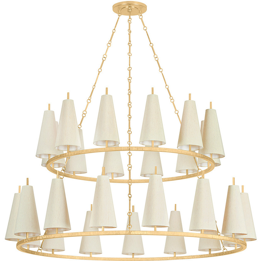 Corbett Lighting 480-55-VGL Tirana 27 Light 54.75 inch Vintage Gold ...